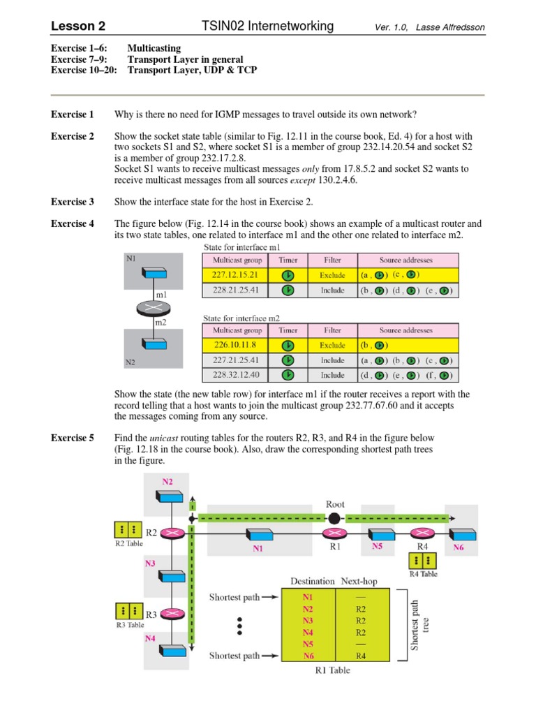Lesson 2 | PDF | Transmission Control Protocol | Network Socket