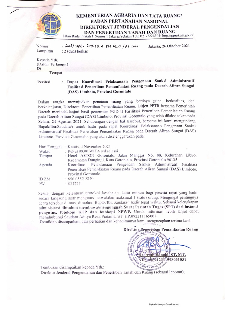 Surat ATR BPN | PDF