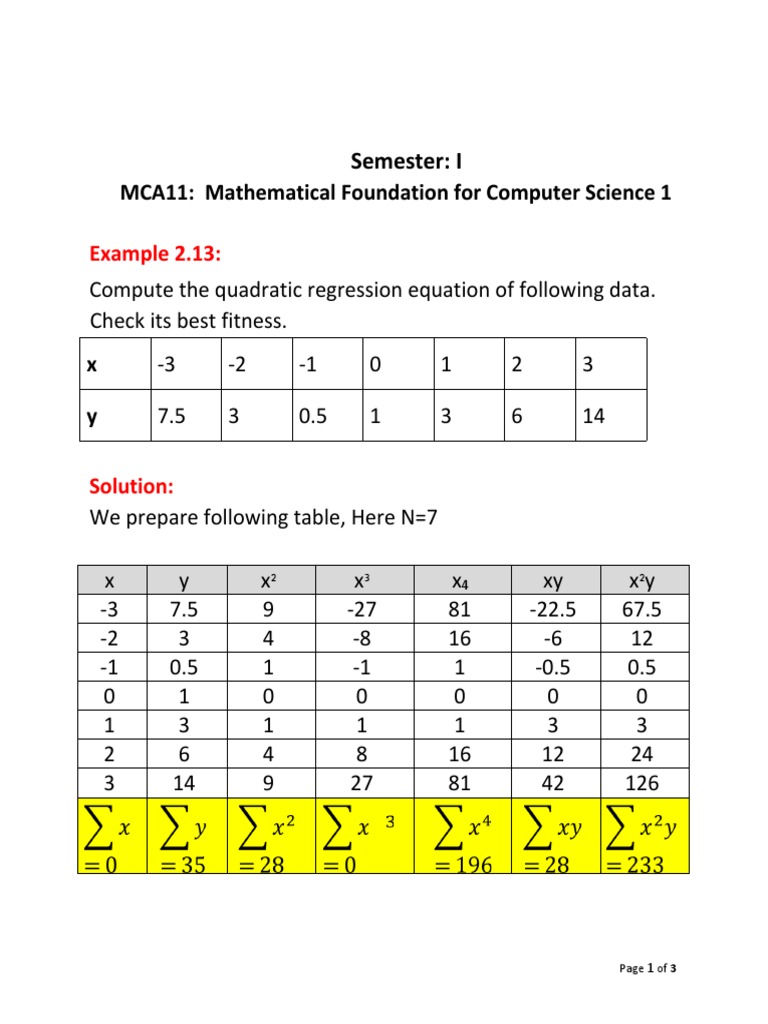 MCA11: Mathematical Foundation For Computer Science 1: Example 2.13 ...