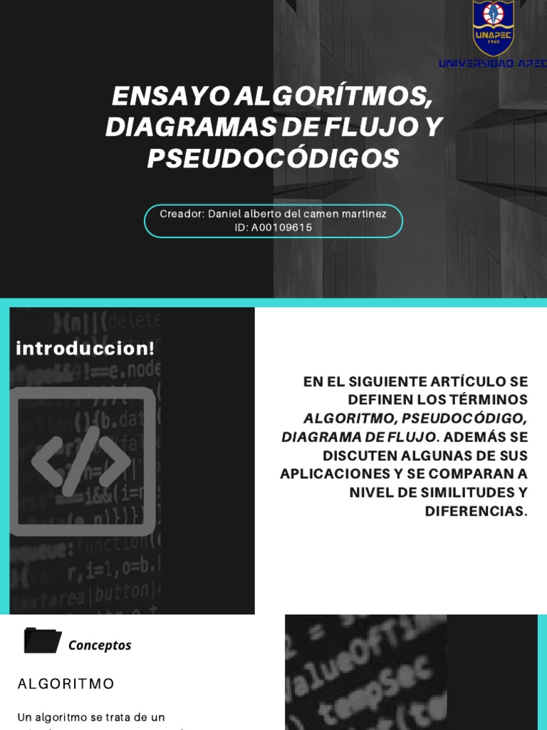 Algoritmos, diagramas de flujo y pseudocódigos: definición y ...