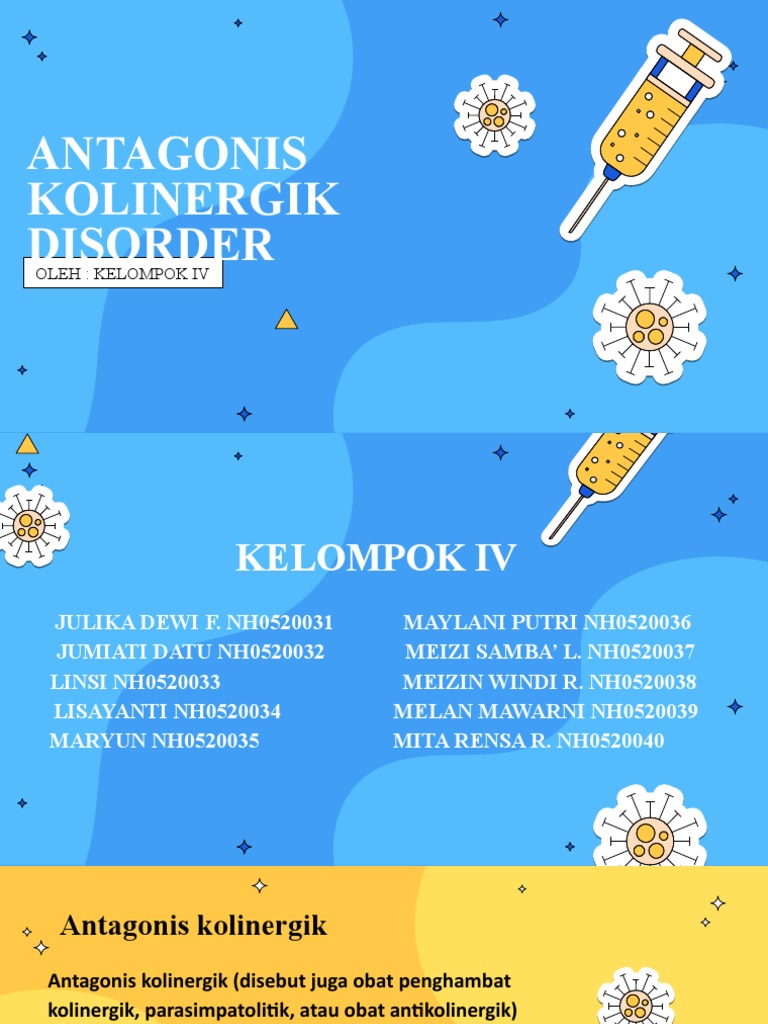 Antagonis Kolinergik: Mekanisme dan Efek | PDF | Kesehatan Holistik