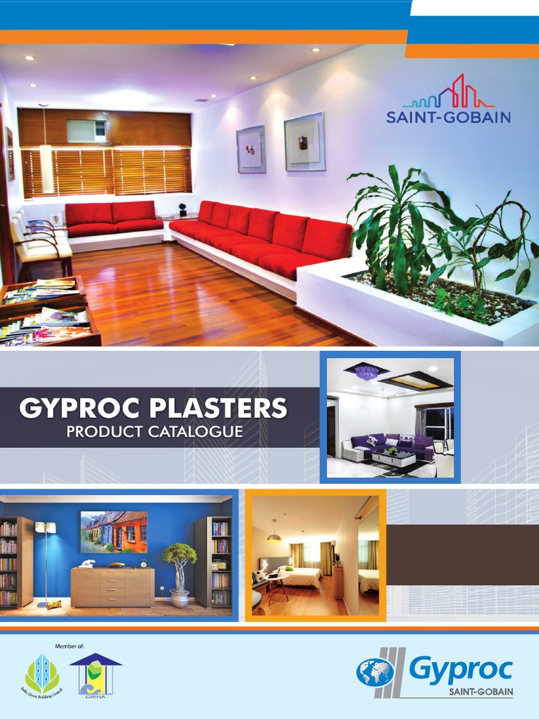 Gyproc Plasters: Product Catalogue | PDF | Drywall | Plaster