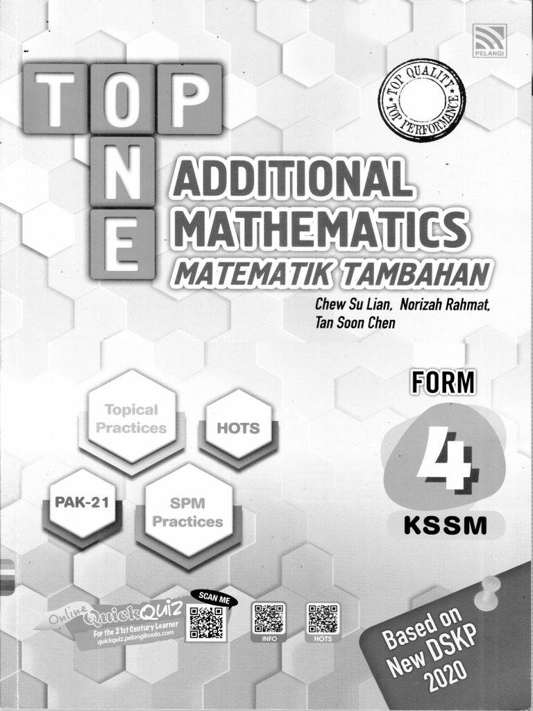 Pelangi Top One Add Math f4 Chap1 | PDF