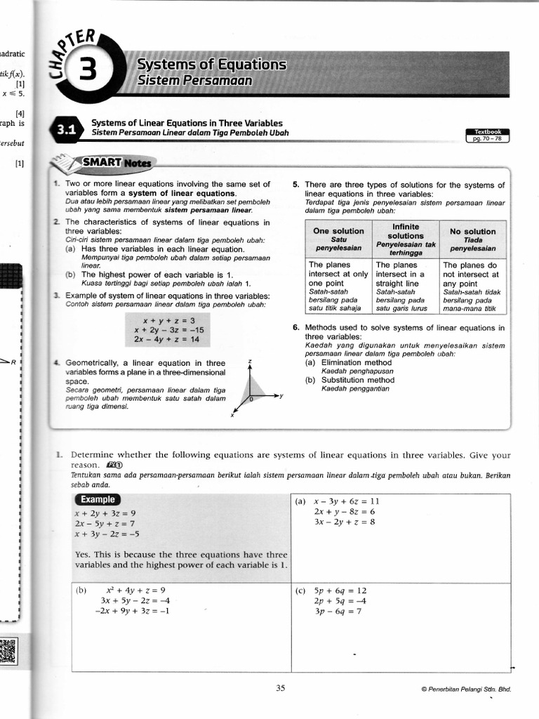 Pelangi Top One Add Math f4 Chap3 | PDF