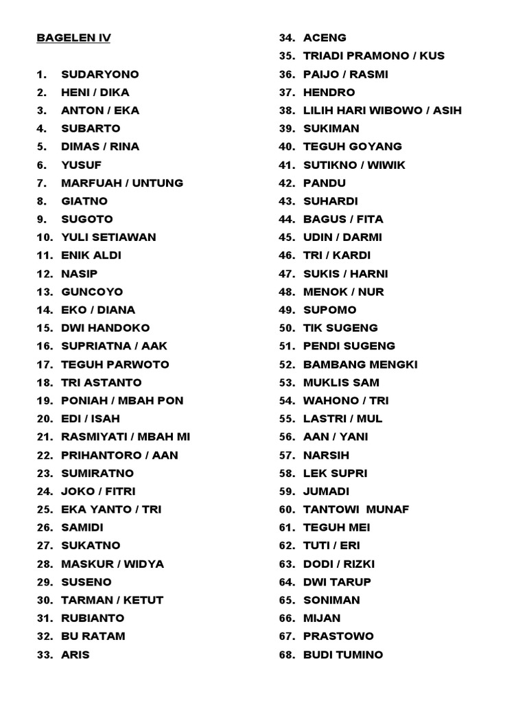 Punjungan Mas Epat | PDF