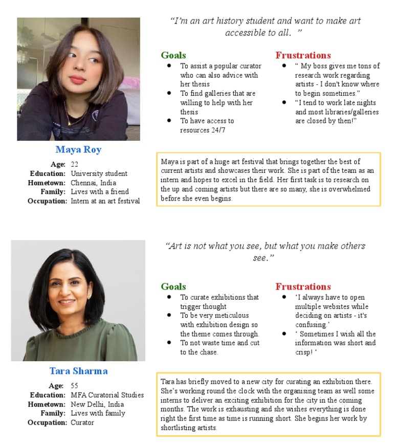 Google UX Design Certificate - Persona Assignment | PDF