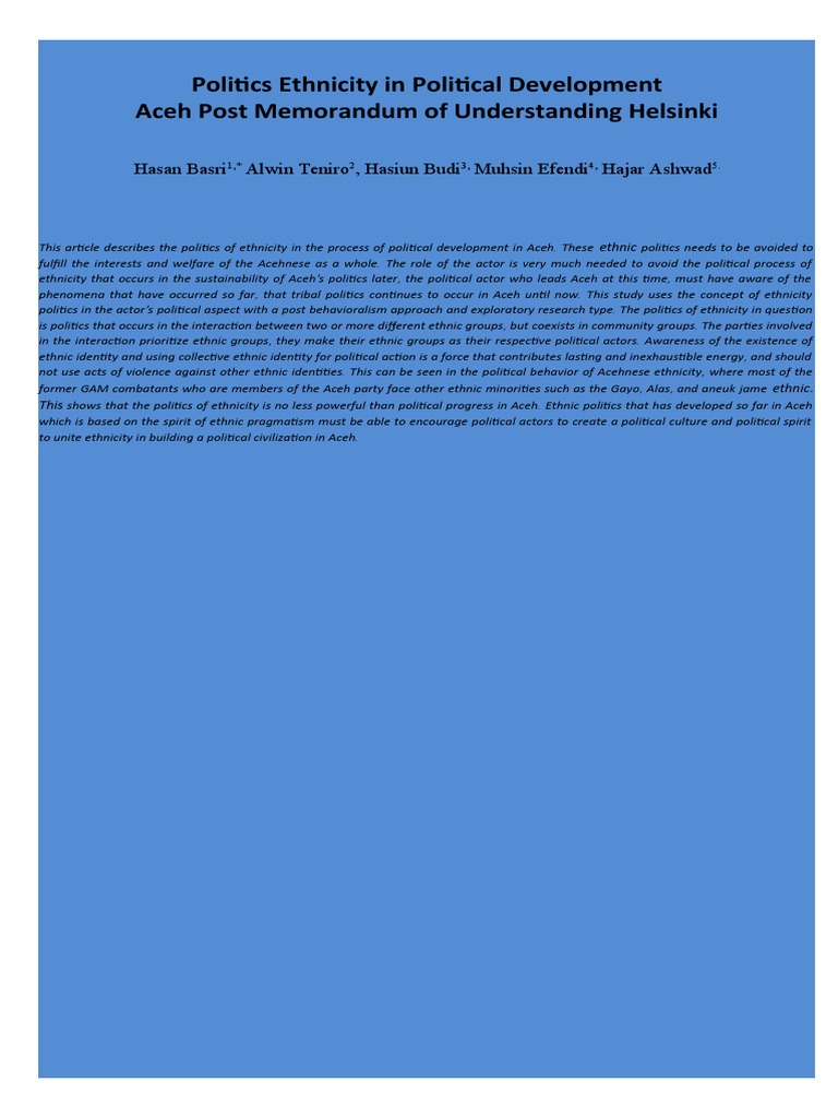 POSTER IsCos Conference | PDF | Politics