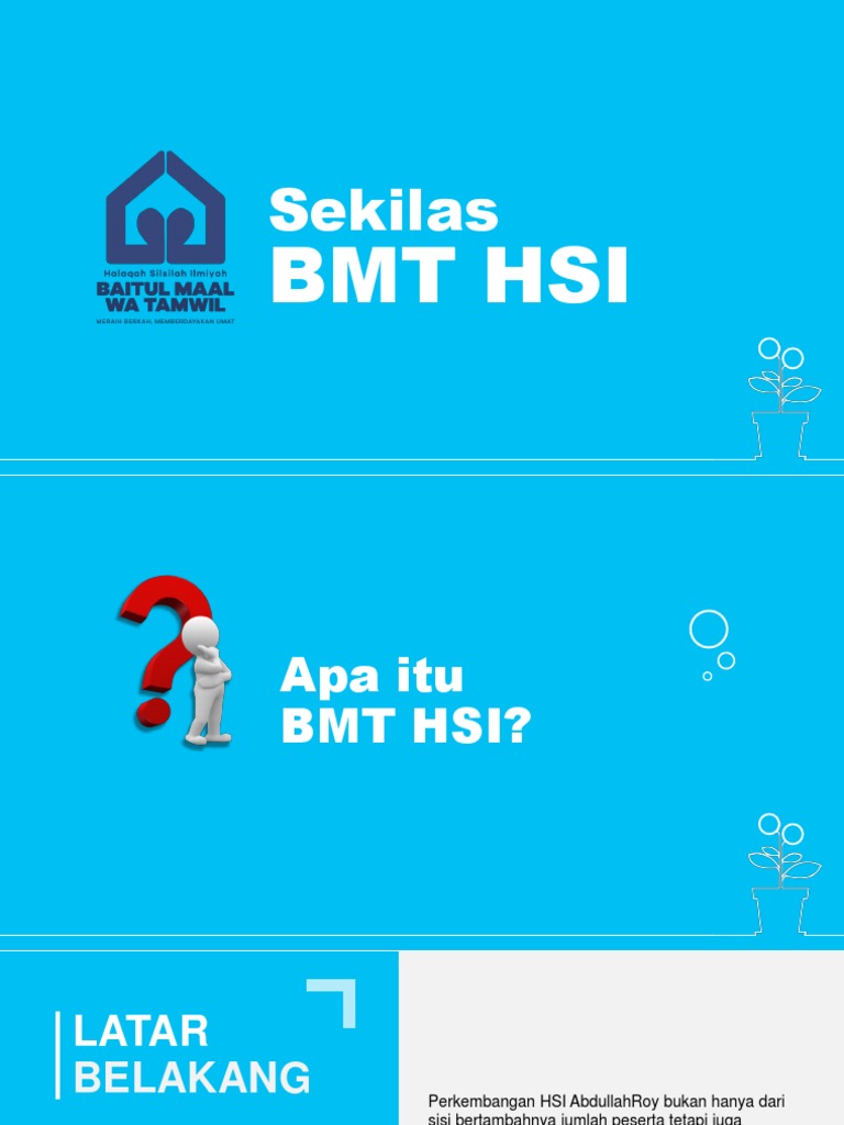Pendirian dan Layanan BMT HSI Syariah | PDF | Pengelolaan Keuangan & Uang