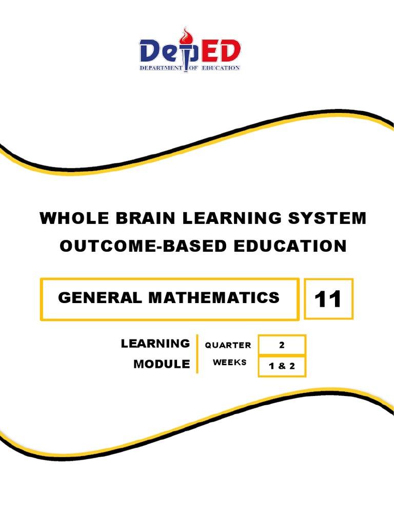 Genmath q2 Module WK 1 2 Final MSV | PDF | Interest | Present Value