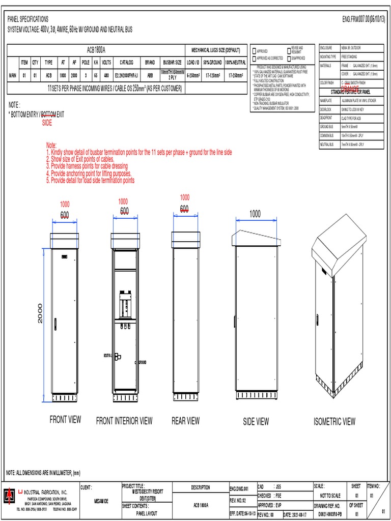 01 - Panel Mdp-Panel Layout | PDF | Building Materials | Building ...