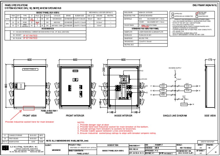 02 - Socket Panel B (50 Assy) - Panel Layout | PDF | Ac Power Plugs And ...