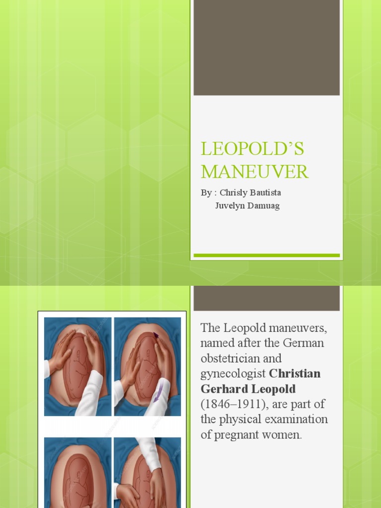 Leopold's Maneuver | PDF | Clinical Medicine | Health Sciences