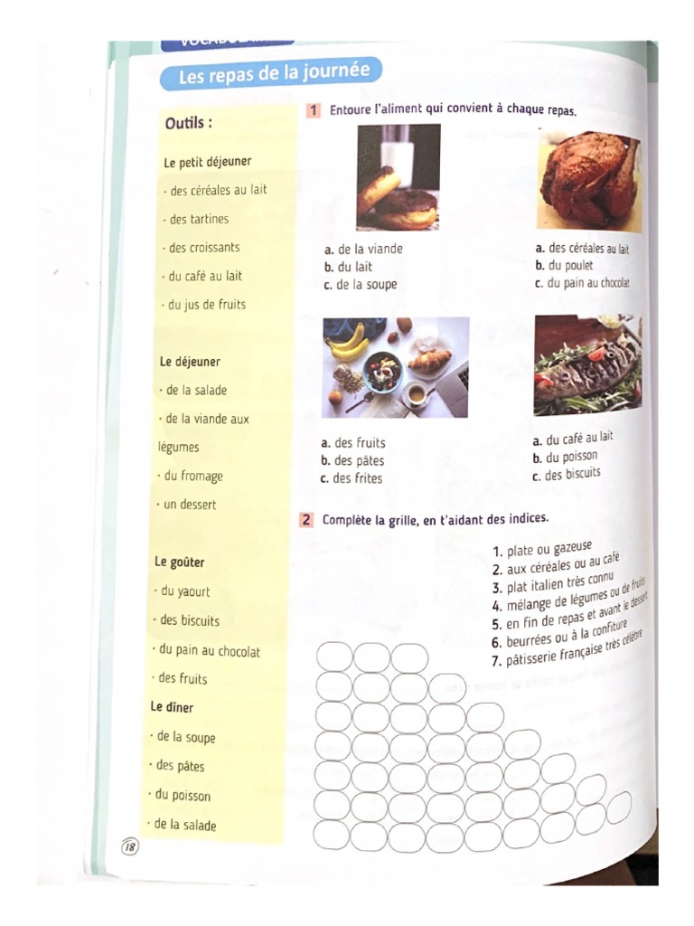 Les Repas de La Journée | PDF