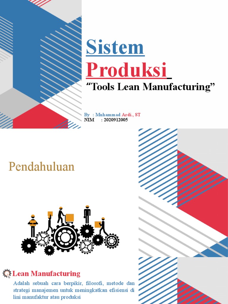 Alat dan Metode Lean Manufacturing | PDF
