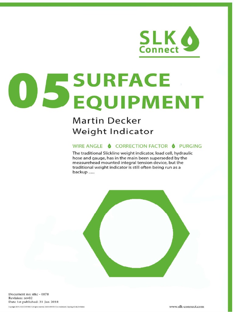 Martin Decker Weight Indicator | PDF | Pressure Measurement ...