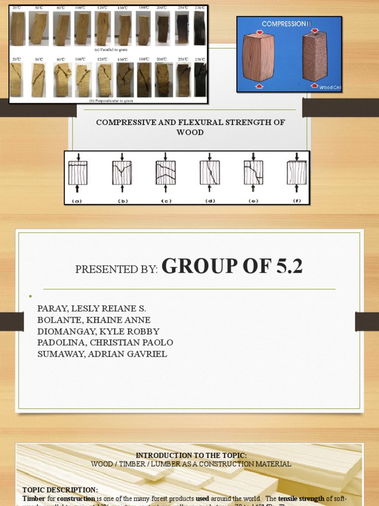 Module 5 Compressive and Flexural Strength of Wood New | PDF | Strength ...