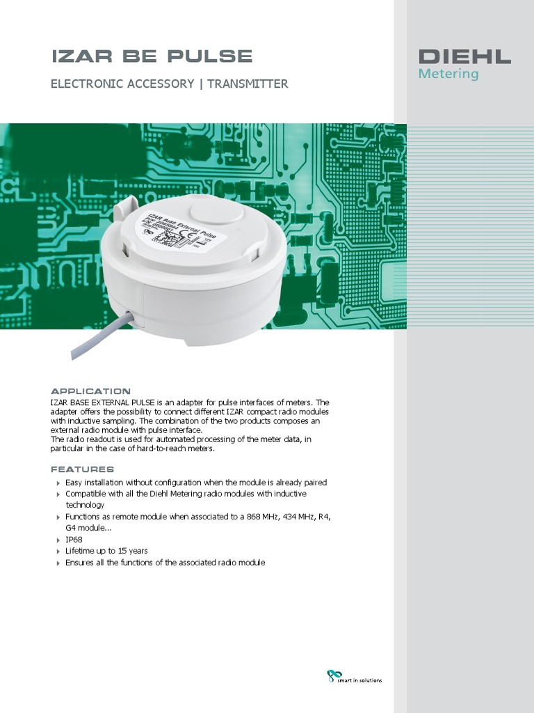 Izar Be Pulse: Electronic Accessory - Transmitter | PDF | Radio ...