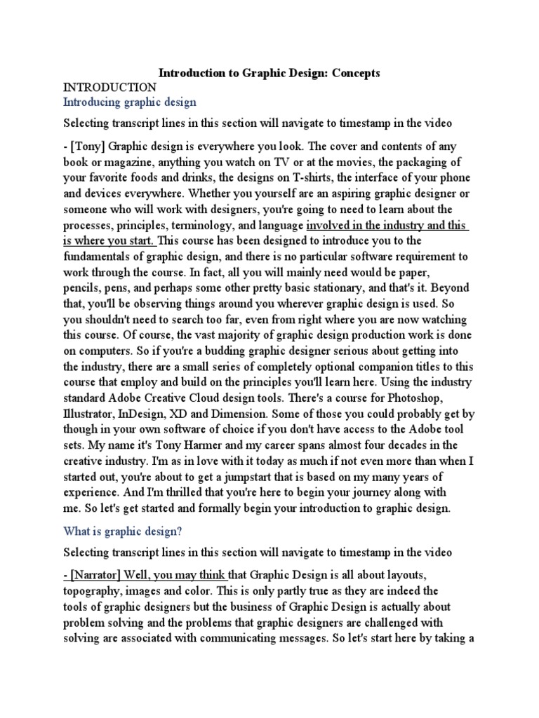 3-Introduction To Graphic Design Concepts | PDF | Typefaces | Rgb Color ...
