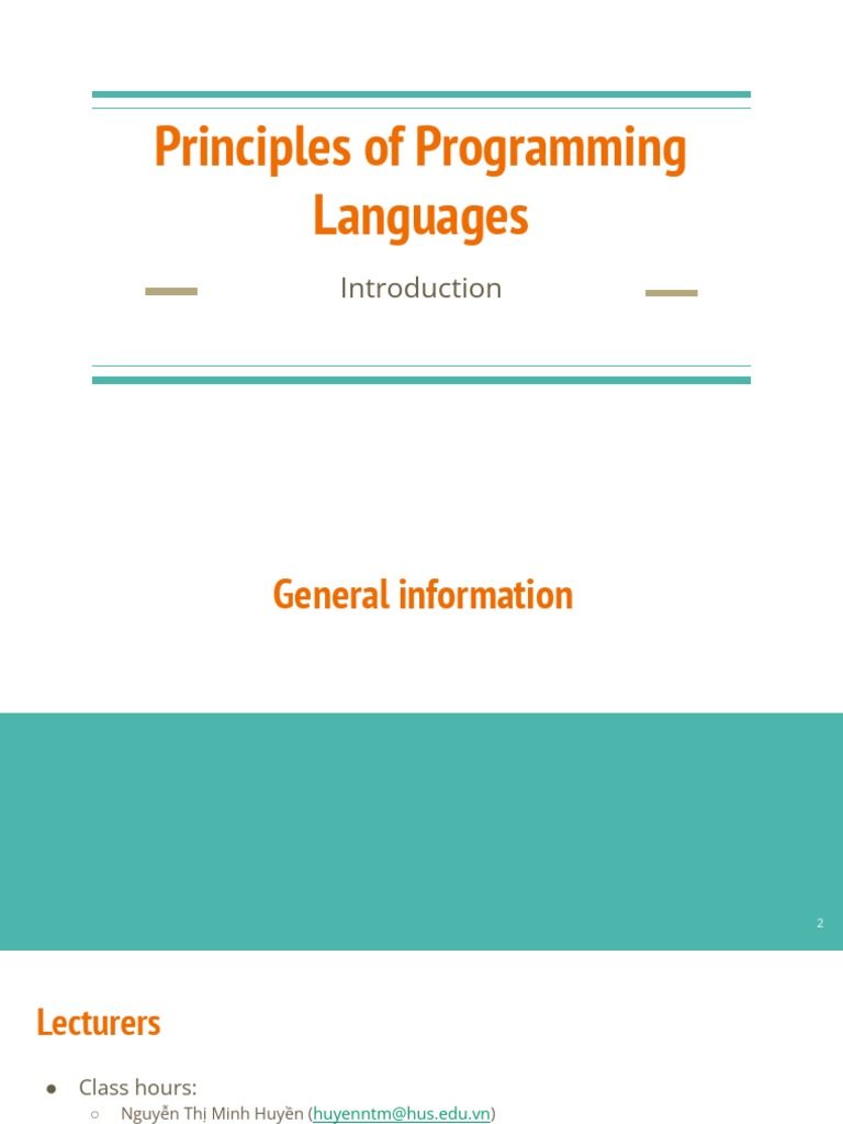 Principles of Programming Languages | PDF | Computer Programming | Compiler