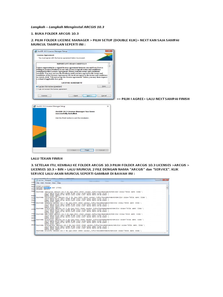 Langkah-Langkah Instal Arcgis 10.3 | PDF Langkah-Langkah Instal Arcgis 10.3 | PDF