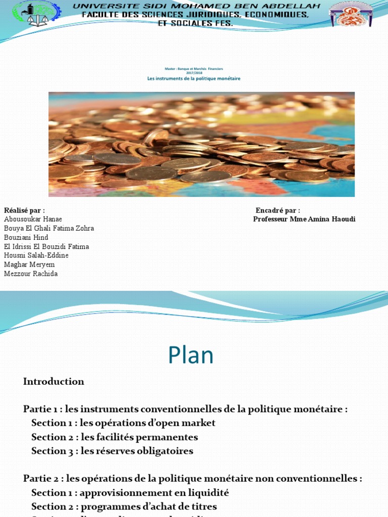 Les Instruments D PM | PDF | Assouplissement quantitatif | Banques
