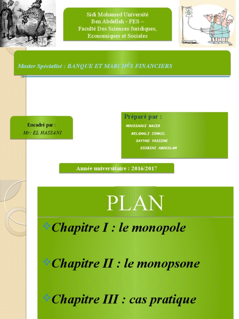 La Monopole Et Le Monopsone | PDF | Monopole | Offre et demande
