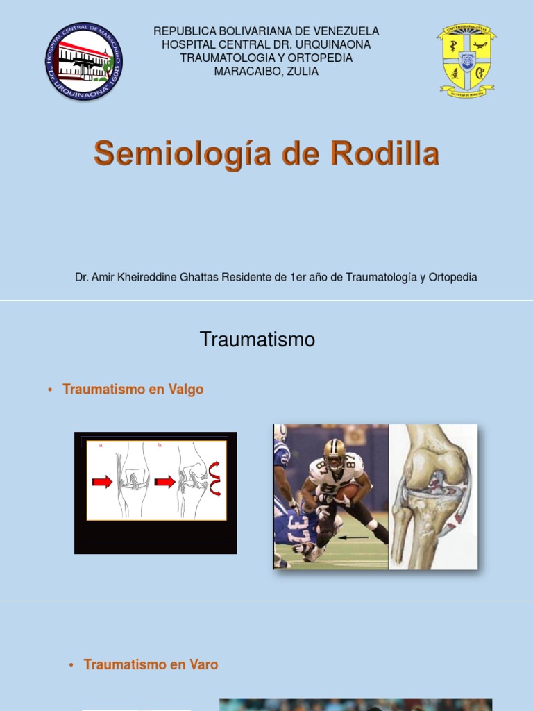 Semiologia de Rodilla. Amir | PDF | Rodilla | Anatomía humana