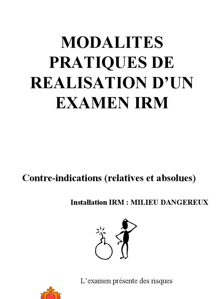 Risques et Contre-indications IRM | PDF | Imagerie par résonance ...