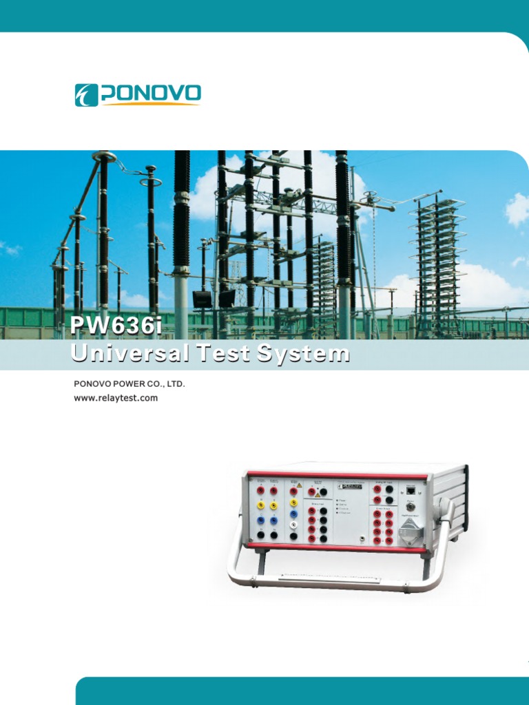 PW636i Universal Test System | PDF | Relay | Amplifier