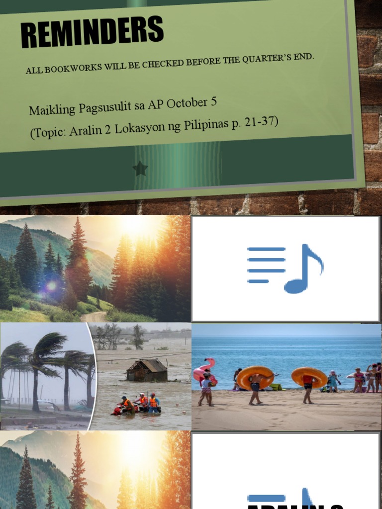 ARALIN 3 Ang Klima Sa Pilipinas | PDF