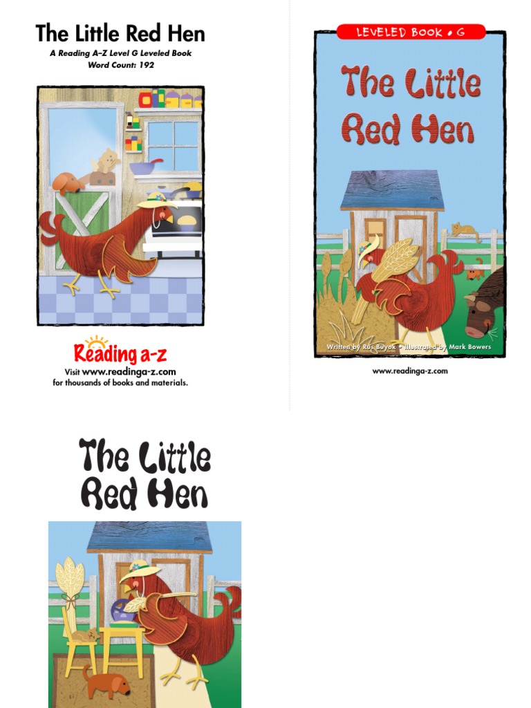 The Little Red Hen: Leveled Book - G | PDF | Food And Drink | Agriculture