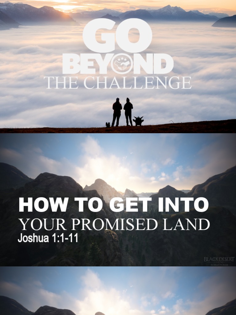 How To Get Into Your Promised Land | PDF | Joshua | Moses