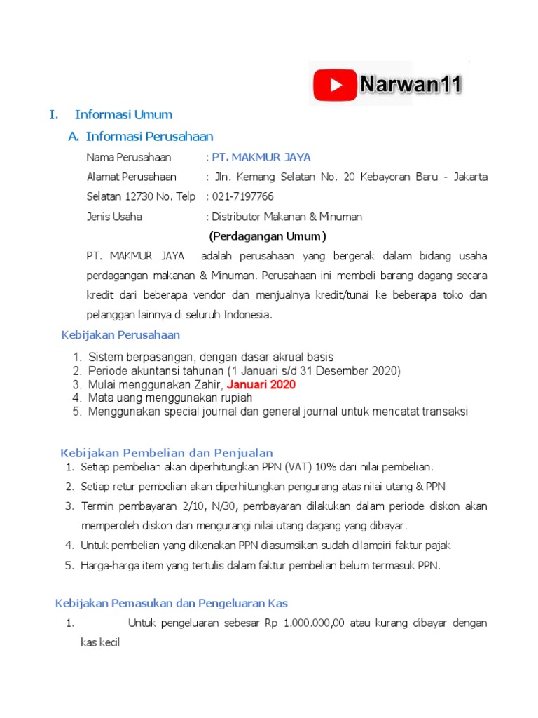 PT. Makmur Jaya - REV-1 | PDF