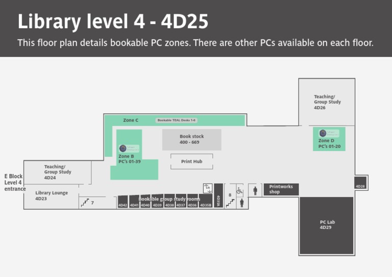 Frenchay Library Level 4 Floor Plan | PDF