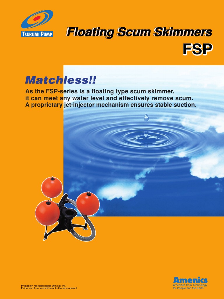 Floating Scum Skimmers: Matchless!! | PDF | Manufactured Goods