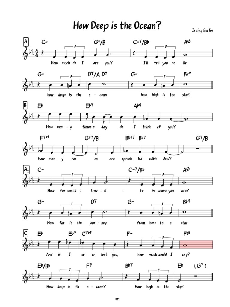 How Deep Is The Ocean | PDF