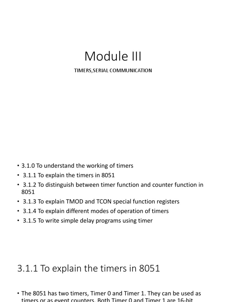 Timers Serial Communication Download Free Pdf Computer Engineering