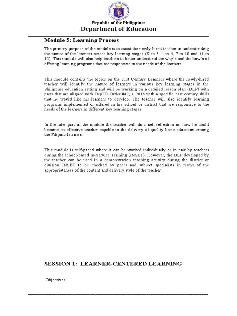 Tip Module 5&6 For Yt | PDF | Learning | Teachers