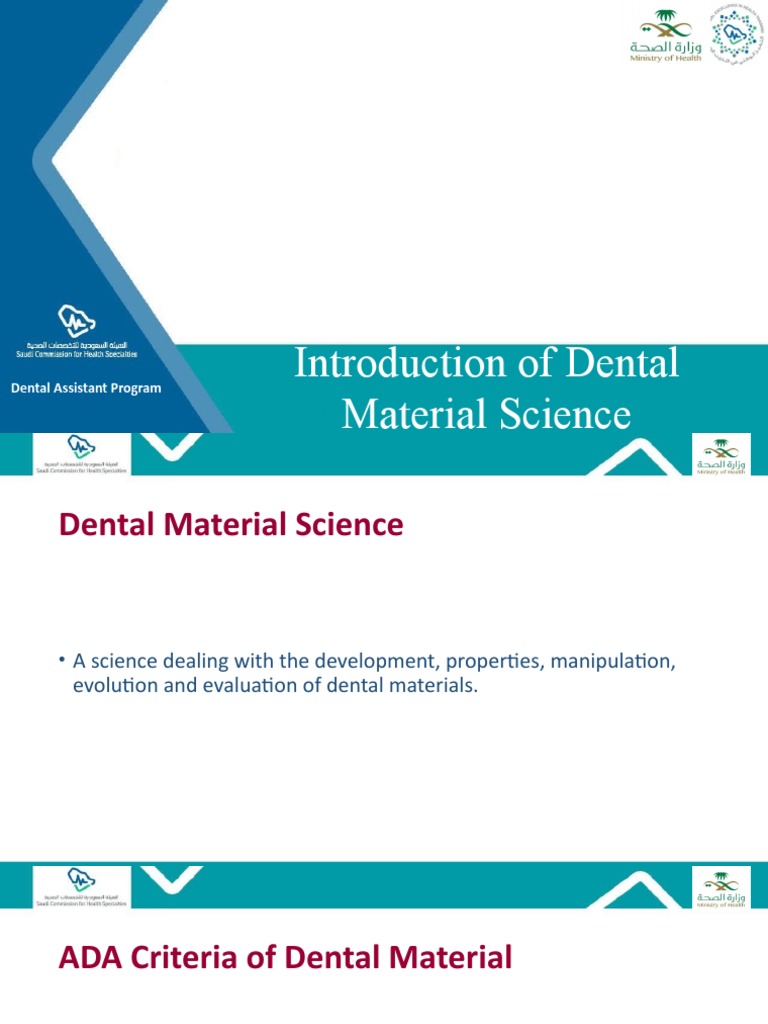 Introduction of Dental Material Science | PDF | Dental Material | Fracture