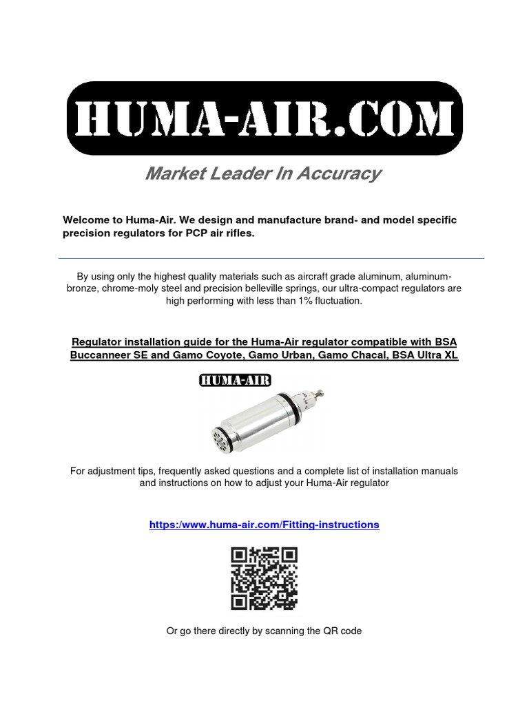 Installation Guide BSA Buccaneer Gamo Coyote | PDF | Projectile Weapons ...