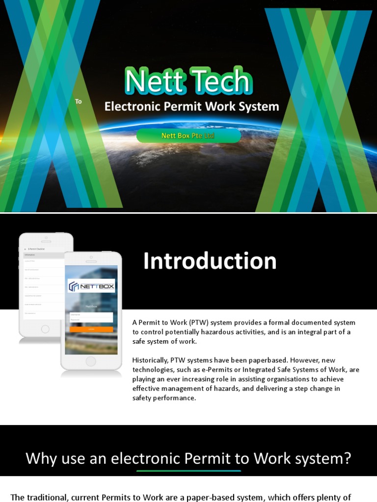 Electronic Permit to Work System Overview | PDF | Occupational Safety ...