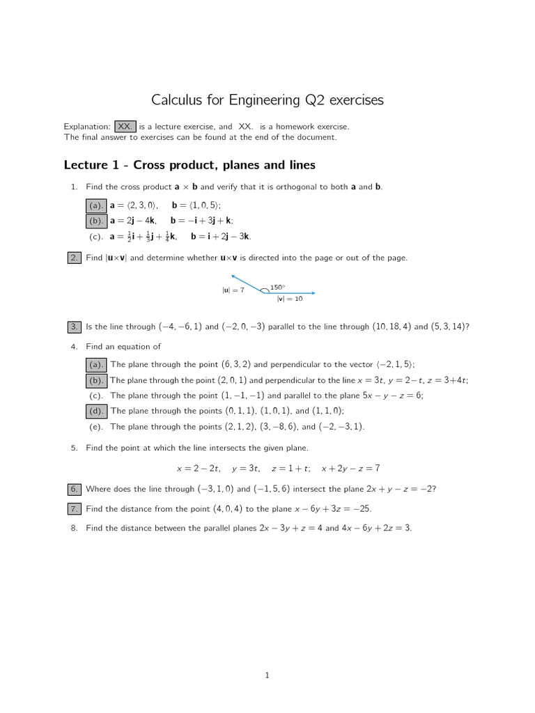 Calculus - For - Engineering - Q2 - Exercises + Solutions | PDF ...