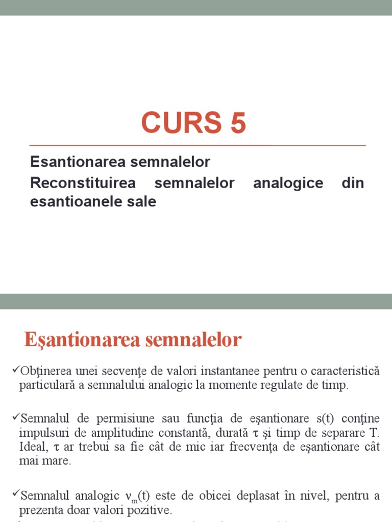 Curs 5 - PDS - 2020 | PDF