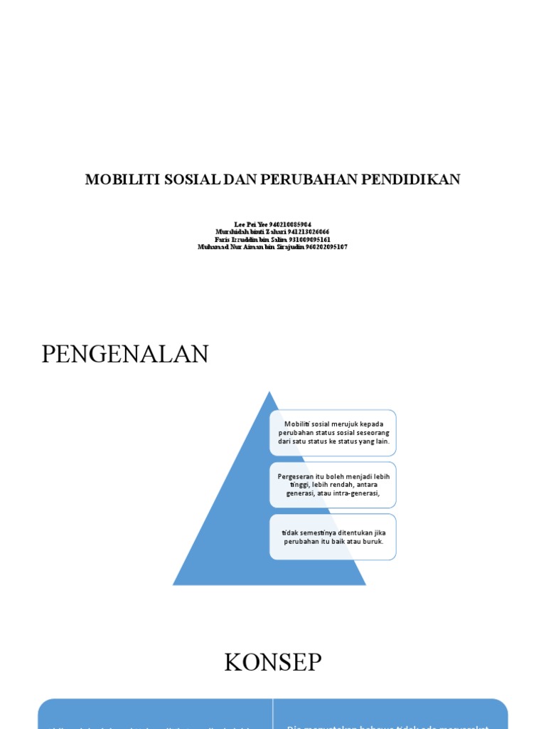 Mobiliti Sosial dalam Pendidikan | PDF