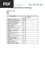 Check List Motor Bomba | PDF