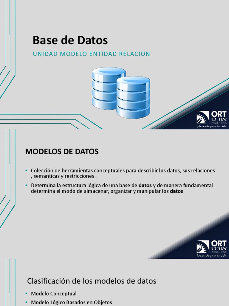 Modelo Entidad Relacion | PDF | Bases de datos | Base de datos relacional