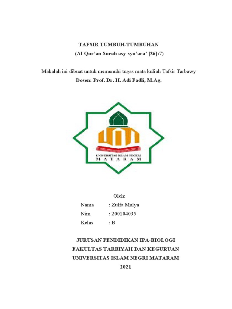 Makalah Tafsir | PDF