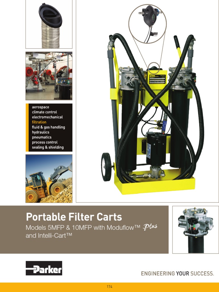 Ficha Tec. Filter Carts | PDF | Pump | Mechanical Engineering