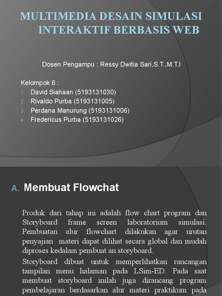 Multimedia Desain Simulasi Interaktif Berbasis Web | PDF