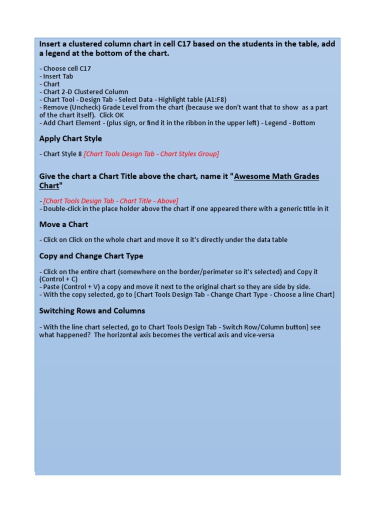 Working With Charts | PDF | Chart | Computing